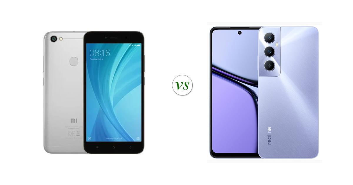 Xiaomi Redmi Note 5A Prime vs realme C65: Side by Side Specs Comparison