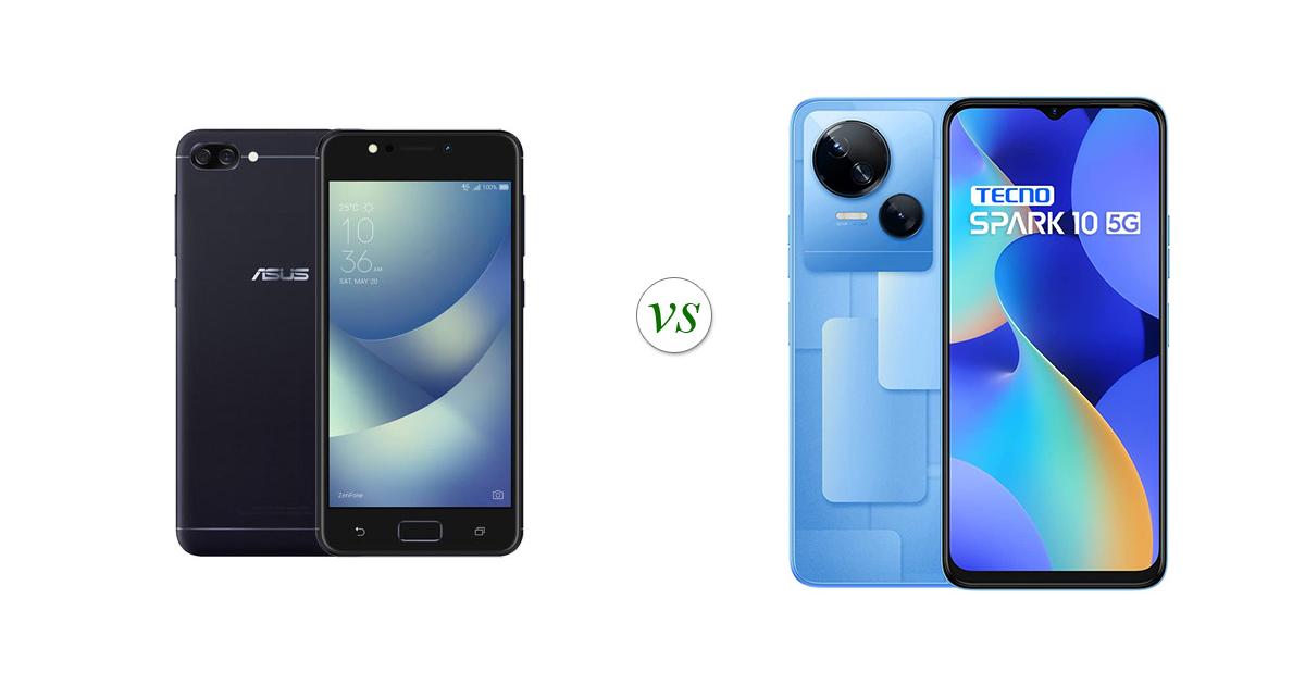 ASUS Zenfone 4 Max Lite vs TECNO SPARK 10 5G: Side by Side Specs Comparison