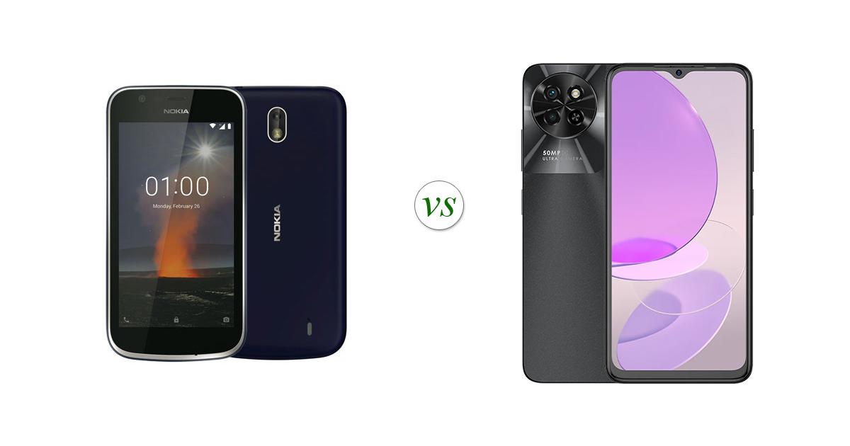 Nokia 1 vs itel S23: Side by Side Specs Comparison