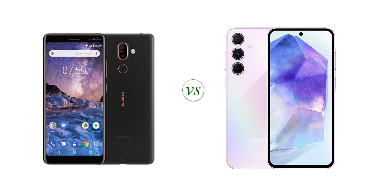 Nokia 7 Plus vs Samsung Galaxy A55 5G: Side by Side Specs Comparison
