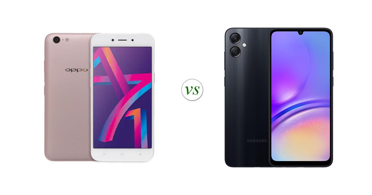 OPPO A71 (2018) vs Samsung Galaxy A05: Side by Side Specs Comparison