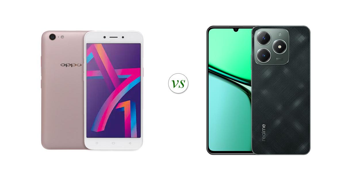 OPPO A71 (2018) vs realme C61: Side by Side Specs Comparison