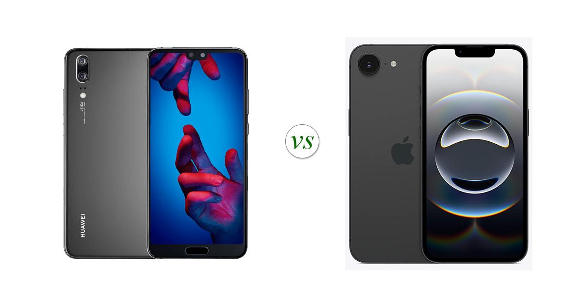 Huawei P20 vs Apple iPhone 16e: Side by Side Specs Comparison
