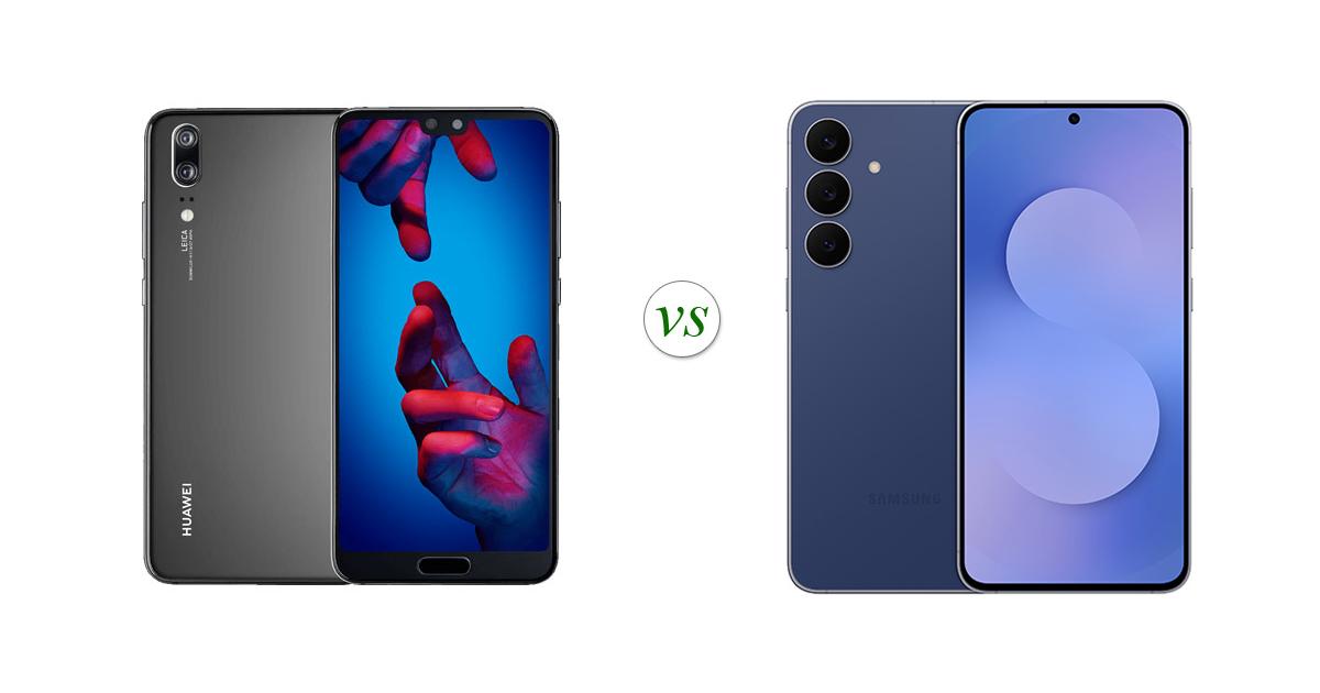 Huawei P20 vs SAMSUNG Galaxy S25 FE: Side by Side Specs Comparison