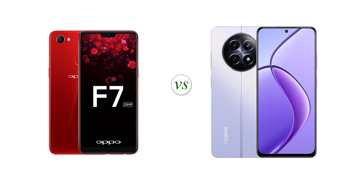 OPPO F7 vs realme 12 5G: Side by Side Specs Comparison
