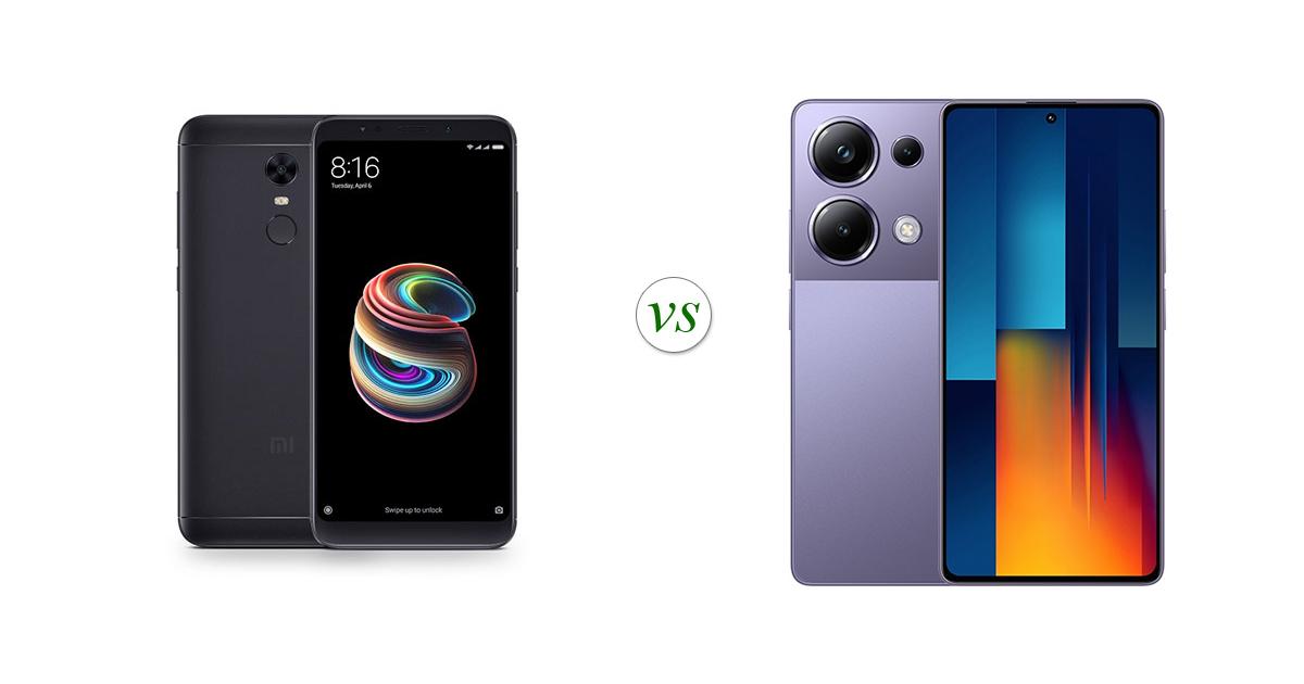 Xiaomi Redmi 5 Plus vs POCO M6 Pro: Side by Side Specs Comparison