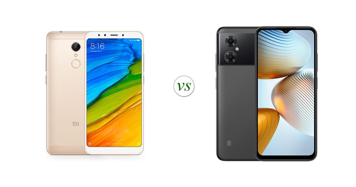Xiaomi Redmi 5 vs POCO M4 5G: Side by Side Specs Comparison