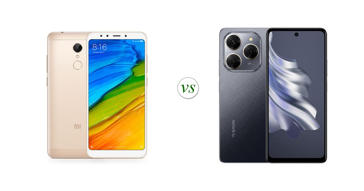 Xiaomi Redmi 5 vs TECNO SPARK 20 Pro: Side by Side Specs Comparison
