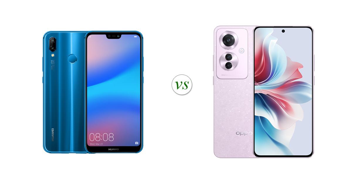 Huawei P20 Lite vs OPPO Reno11 F 5G: Side by Side Specs Comparison