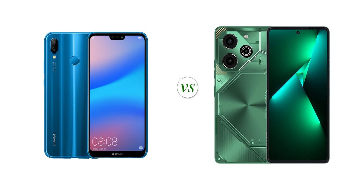 Huawei P20 Lite vs TECNO POVA 6 Pro 5G: Side by Side Specs Comparison