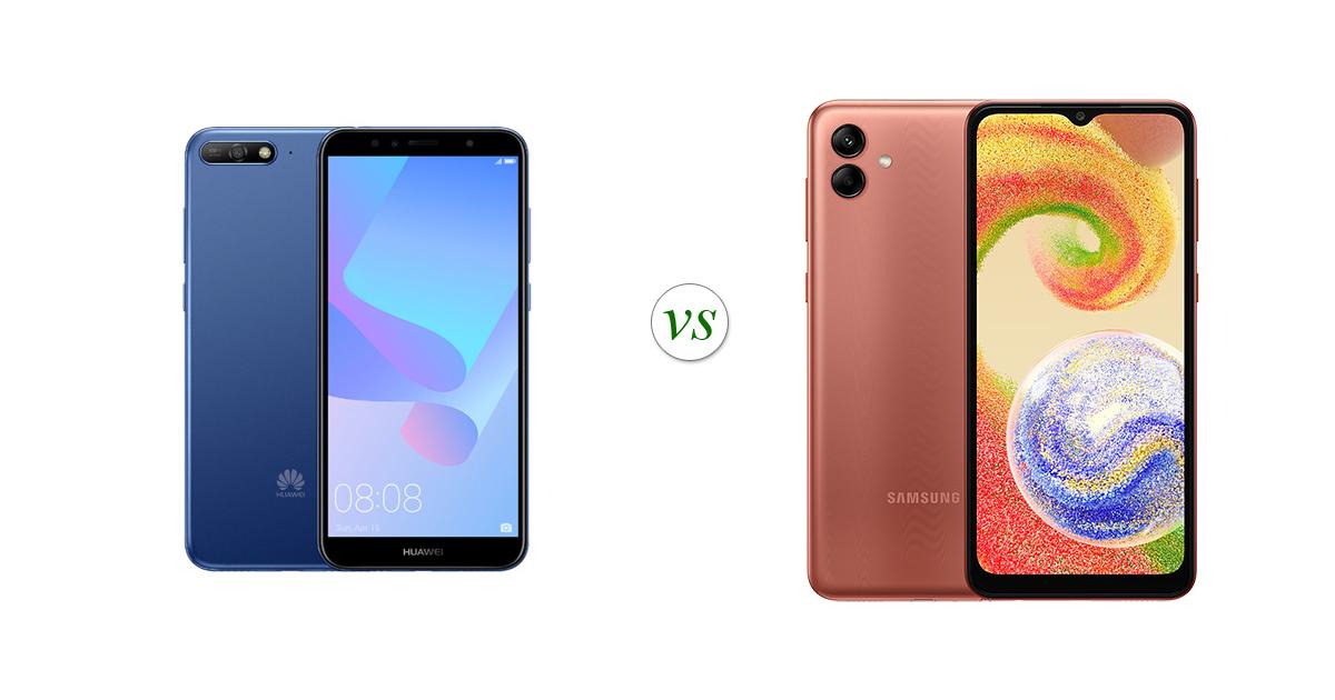 Huawei Y6 2018 vs Samsung Galaxy A04: Side by Side Specs Comparison