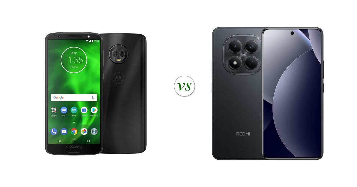 Motorola Moto G6 vs Redmi Note 15 Pro: Side by Side Specs Comparison