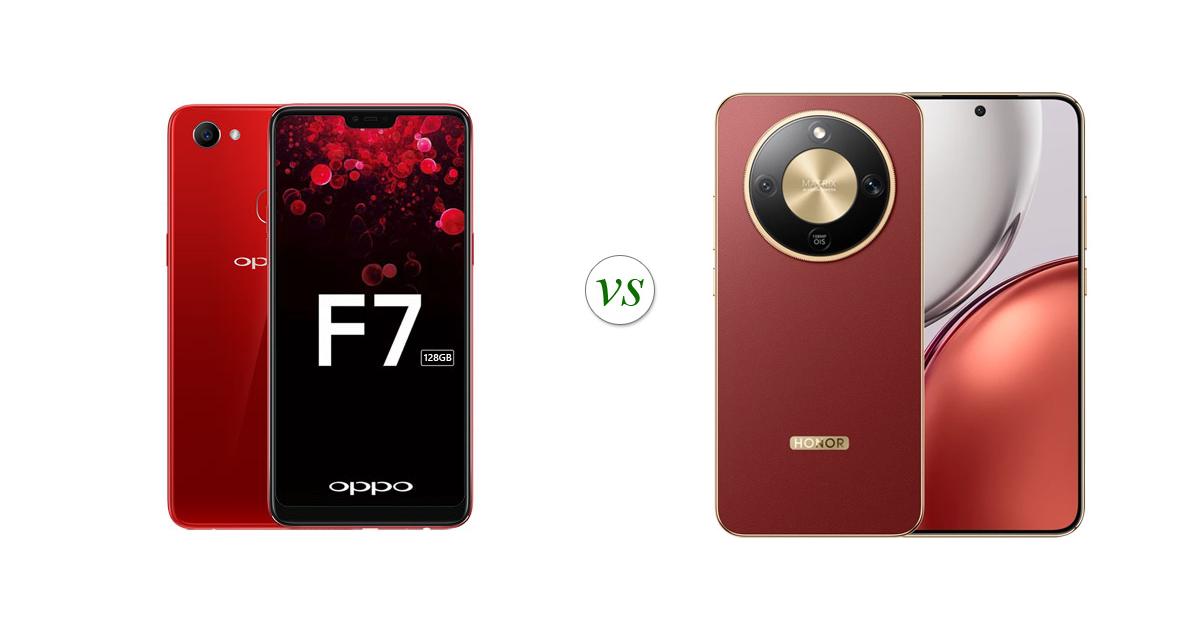 OPPO F7 128GB vs HONOR X9d 5G: Side by Side Specs Comparison