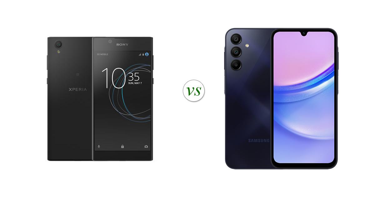Sony Xperia L1 vs Samsung Galaxy A15: Side by Side Specs Comparison