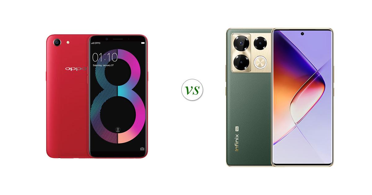 OPPO A83 (2018) vs Infinix NOTE 40 Pro: Side by Side Specs Comparison