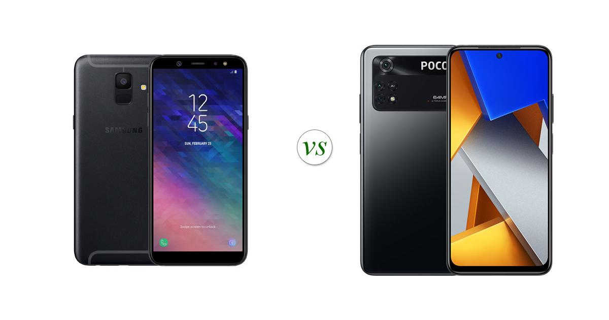 Samsung Galaxy A6 vs POCO M4 Pro: Side by Side Specs Comparison