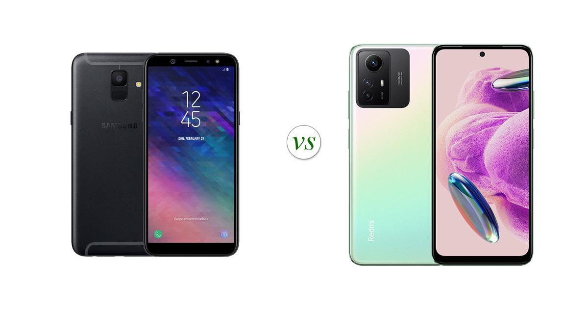 Samsung Galaxy A6 vs Xiaomi Redmi Note 12S: Side by Side Specs Comparison
