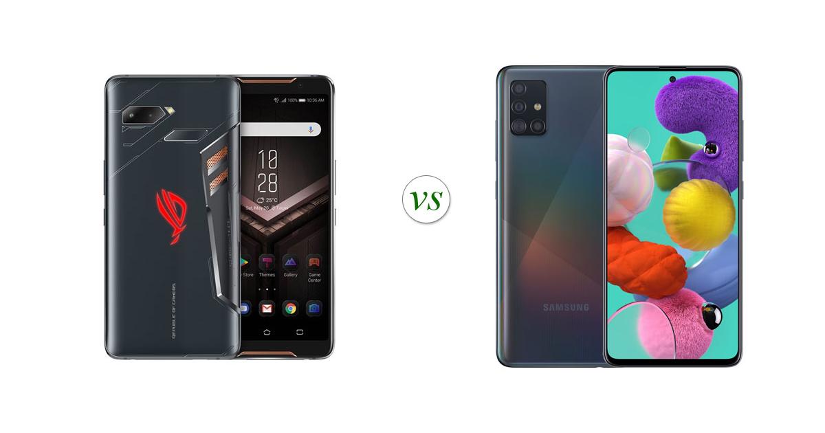 ASUS ROG Phone vs Samsung Galaxy A51: Side by Side Specs Comparison