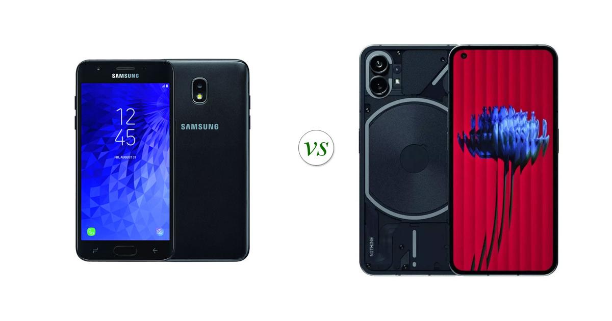 Samsung Galaxy J3 2018 vs Nothing Phone (1): Side by Side Specs Comparison