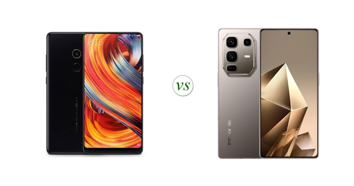 Xiaomi Mi Mix 2 vs Infinix NOTE 50 Pro+ 5G: Side by Side Specs Comparison