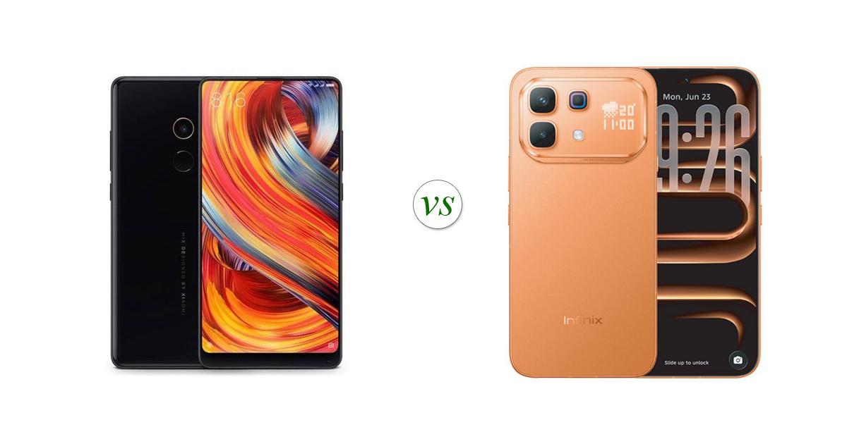 Xiaomi Mi Mix 2 vs Infinix NOTE 60 Pro: Side by Side Specs Comparison