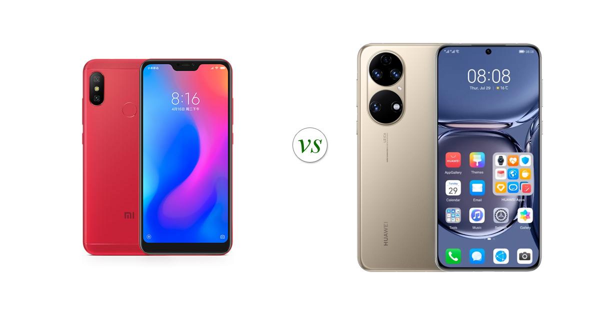 Xiaomi Redmi 6 Pro vs Huawei P50: Side by Side Specs Comparison