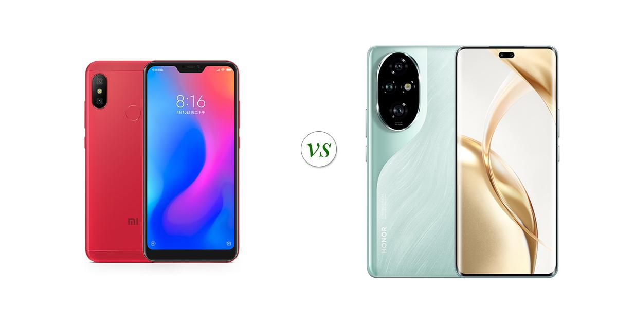 Xiaomi Redmi 6 Pro vs HONOR 200 Pro: Side by Side Specs Comparison