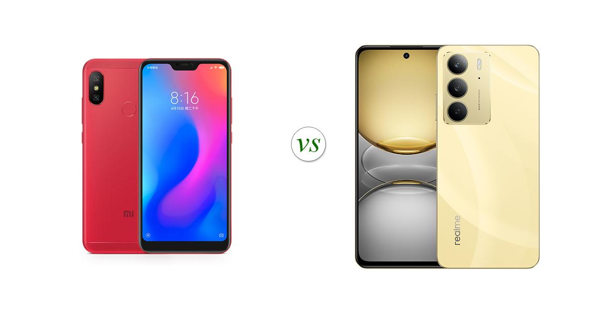 Xiaomi Redmi 6 Pro vs realme C75: Side by Side Specs Comparison