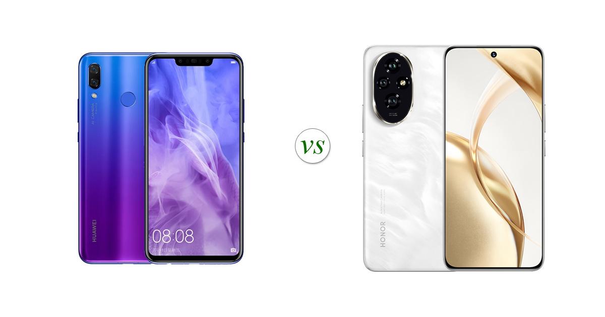 Huawei Nova 3 vs HONOR 200: Side by Side Specs Comparison