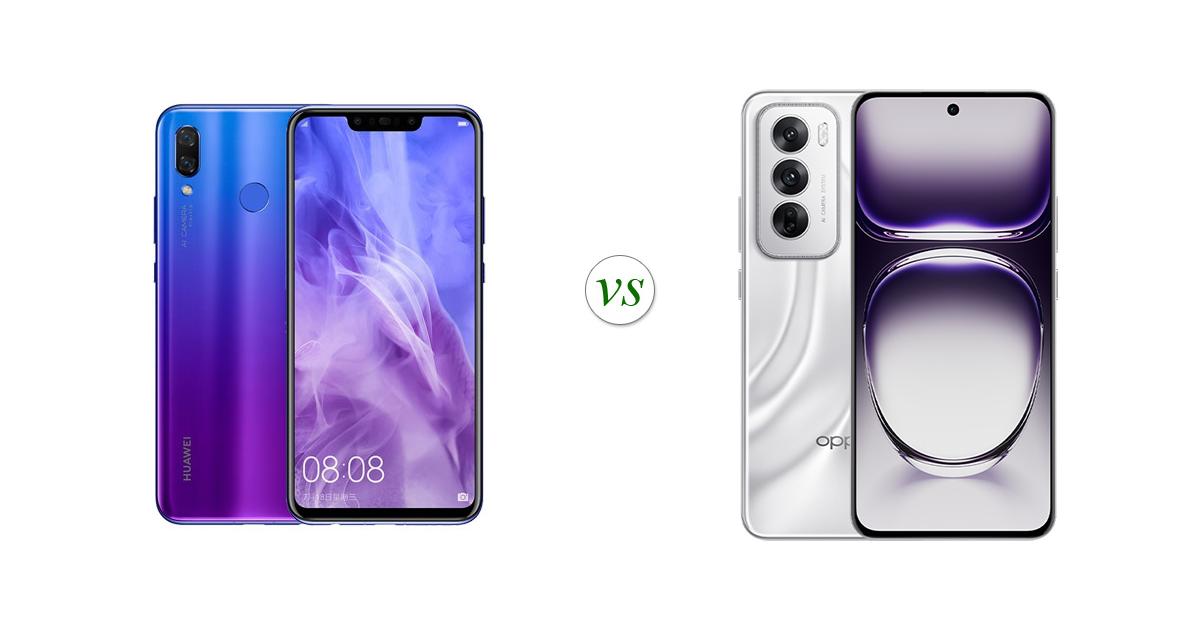 Huawei Nova 3 vs OPPO Reno12 5G: Side by Side Specs Comparison