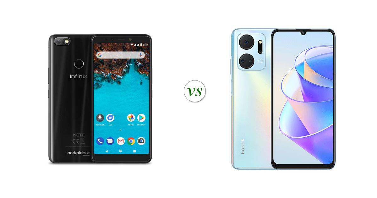 Infinix Mobile Note 5 vs HONOR X7a: Side by Side Specs Comparison