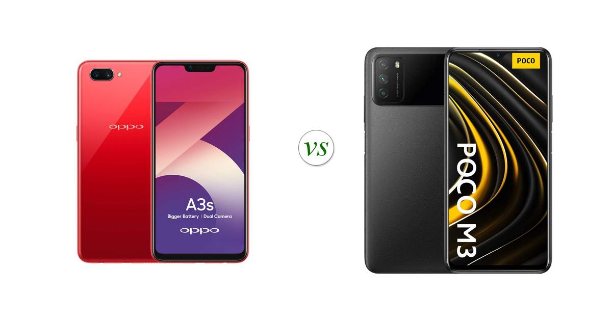 OPPO A3s vs POCO M3: Side by Side Specs Comparison