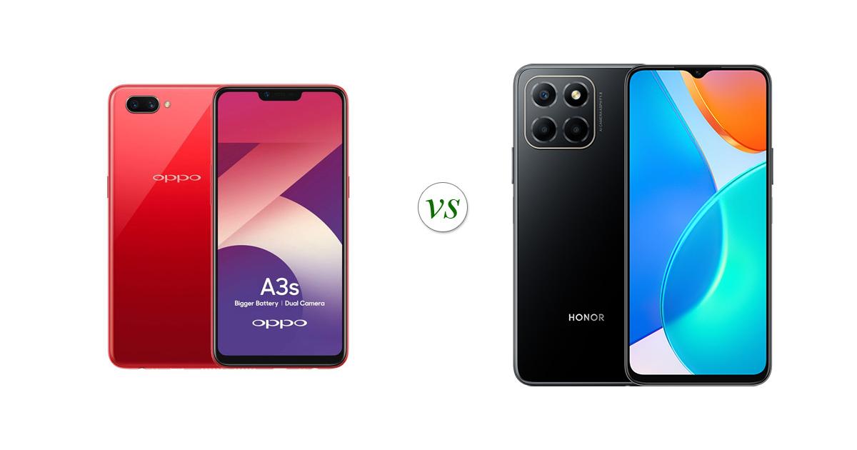 OPPO A3s vs HONOR X6: Side by Side Specs Comparison