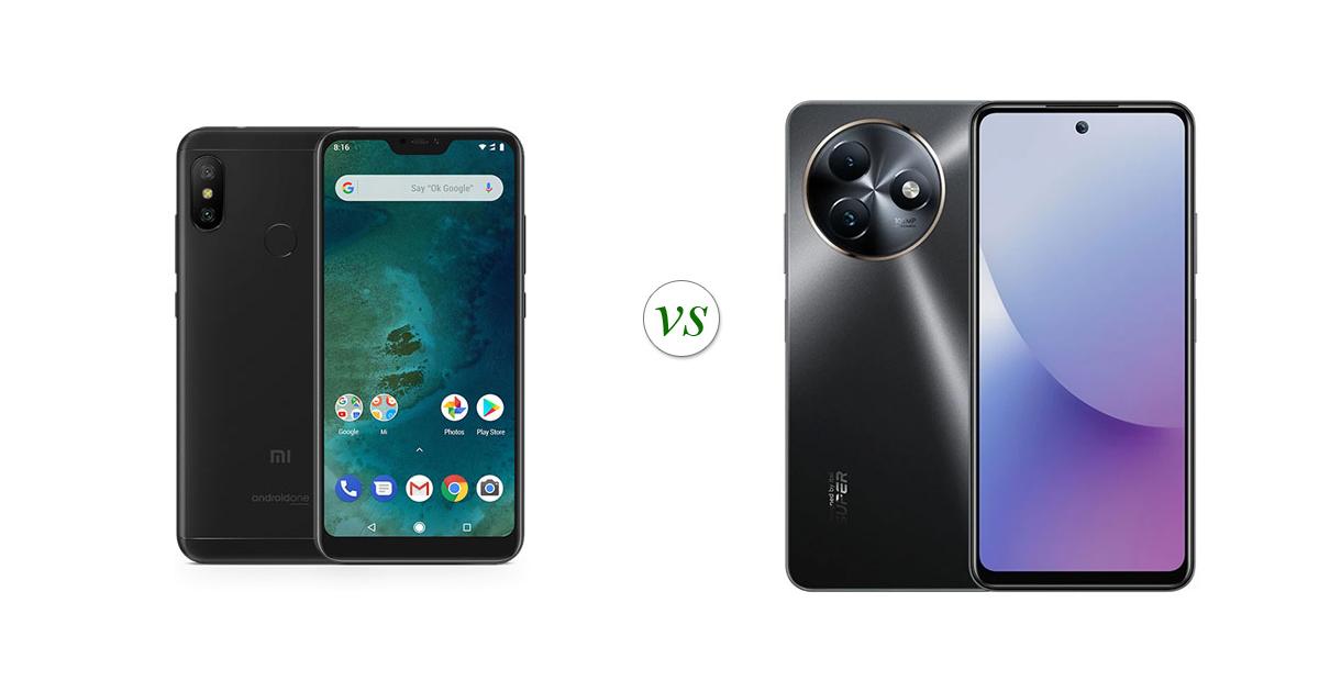 Xiaomi Mi A2 Lite (3GB) vs itel S24: Side by Side Specs Comparison