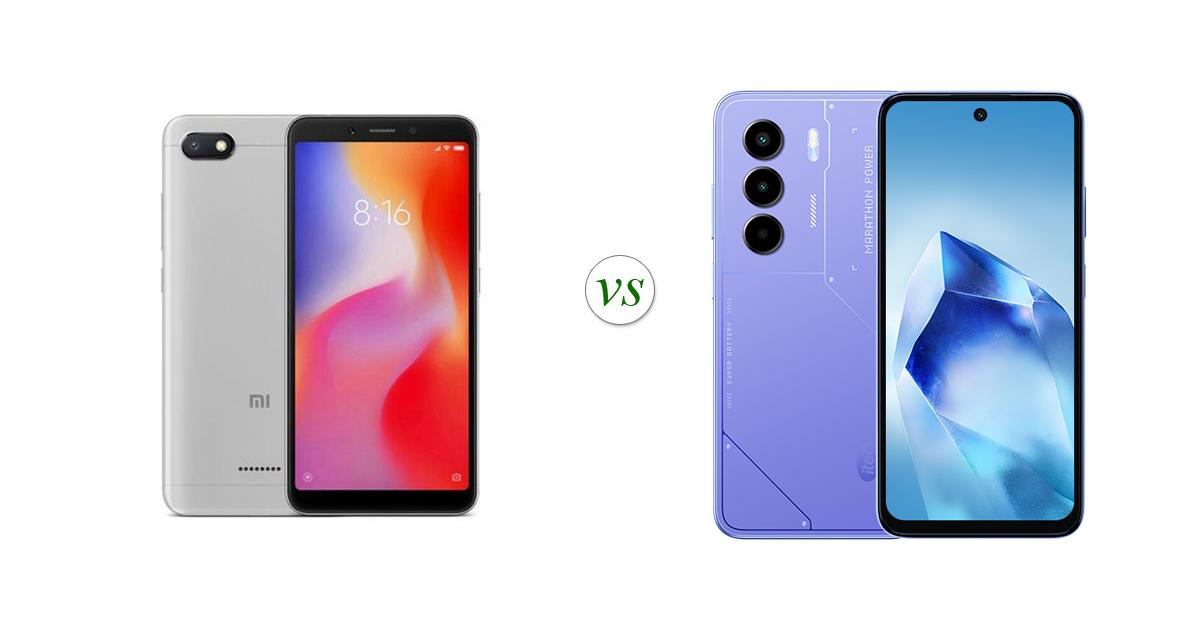 Xiaomi Redmi 6A (16GB) vs itel Power 70: Side by Side Specs Comparison