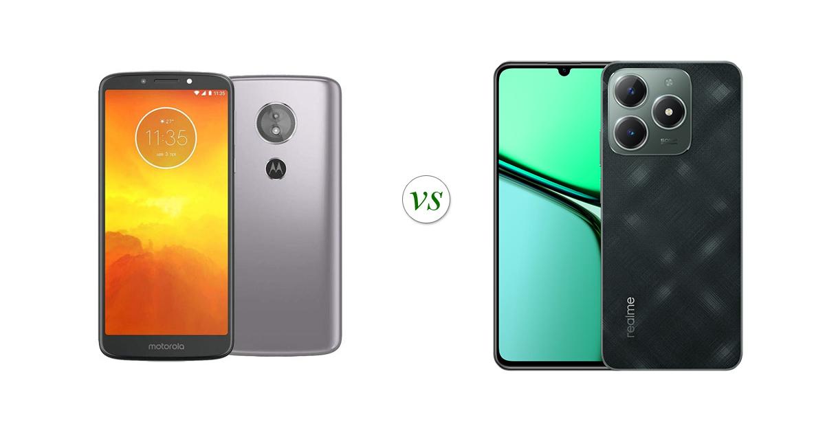 Motorola Moto E5 vs realme C61: Side by Side Specs Comparison