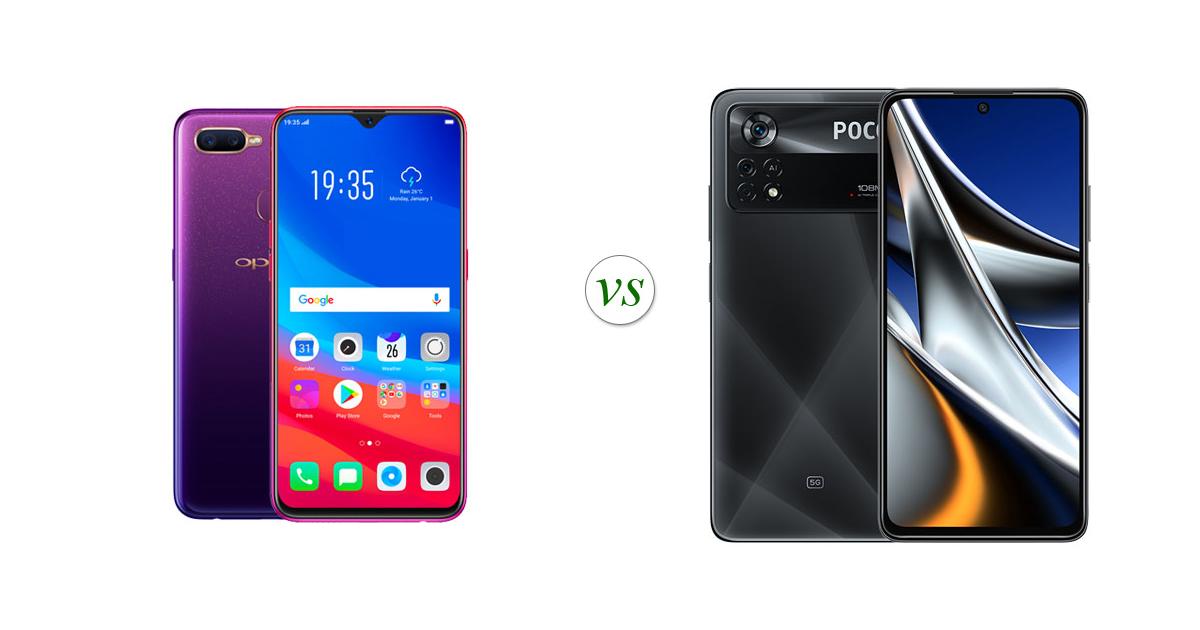 OPPO F9 vs POCO X4 Pro 5G: Side by Side Specs Comparison