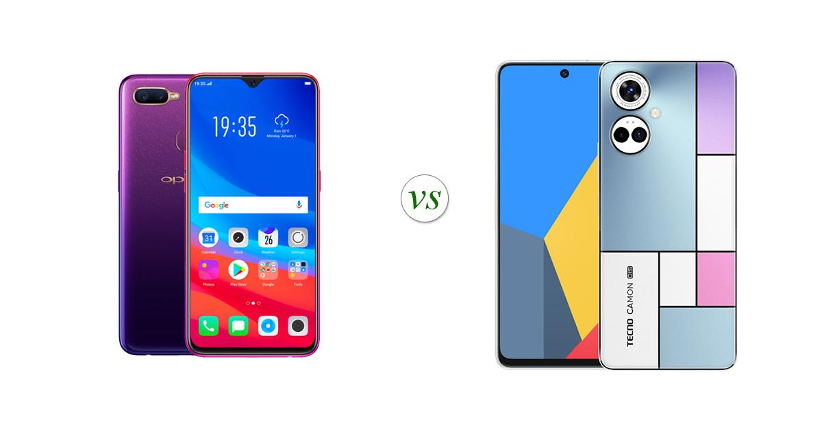 OPPO F9 vs TECNO Camon 19 Pro: Side by Side Specs Comparison