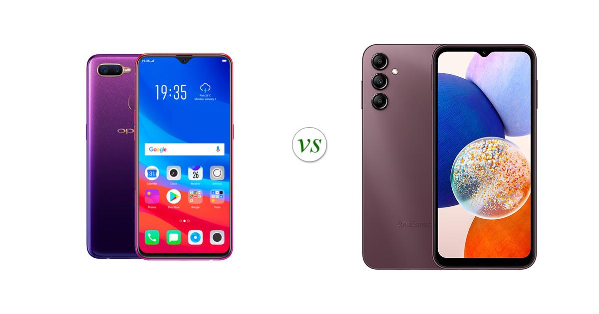 OPPO F9 vs Samsung Galaxy A14 5G: Side by Side Specs Comparison