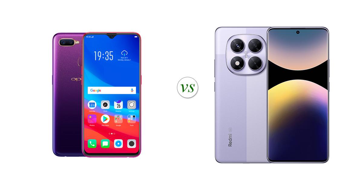 OPPO F9 vs Redmi Note 14 Pro 5G: Side by Side Specs Comparison