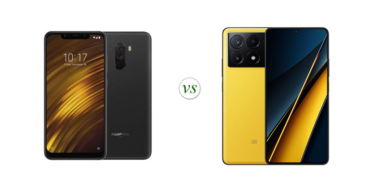 Pocophone F1 (64GB) vs POCO X6 Pro 5G: Side by Side Specs Comparison
