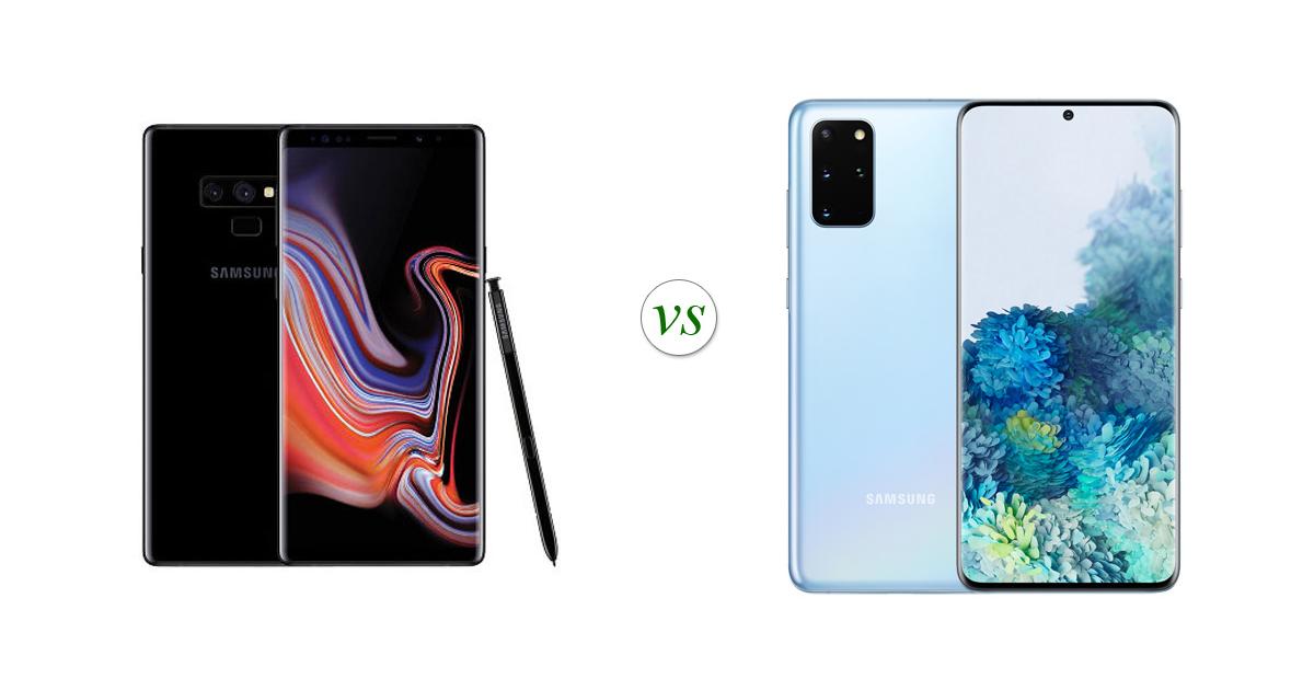 Samsung Galaxy Note 9 128GB vs Samsung Galaxy S20+: Side by Side Specs ...