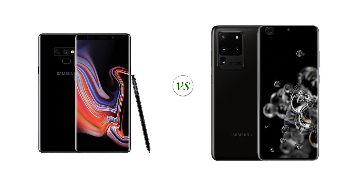 Samsung Galaxy Note 9 128GB vs Samsung Galaxy S20 Ultra: Side by Side ...
