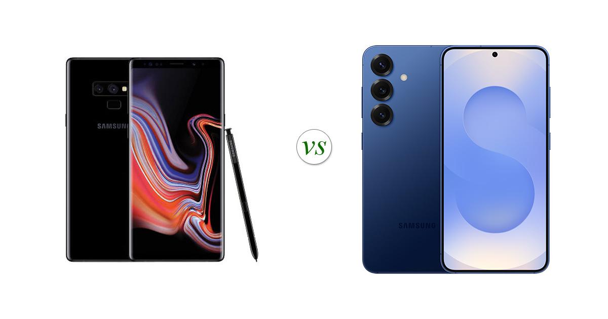 Samsung Galaxy Note 9 128GB vs SAMSUNG Galaxy S25: Side by Side Specs ...