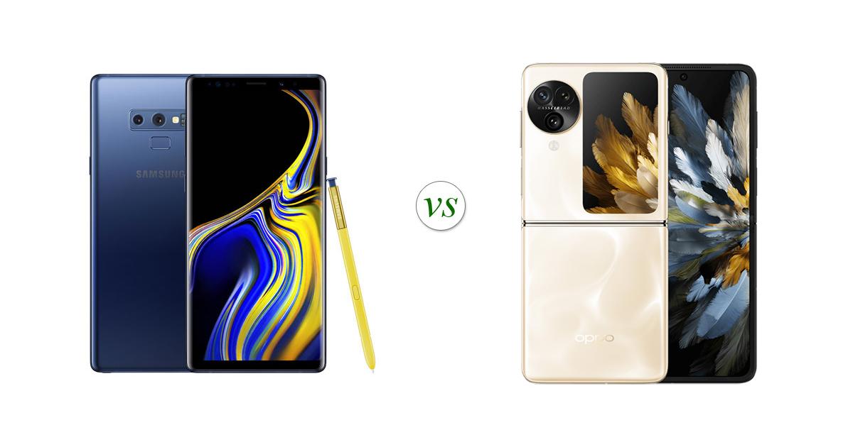 Samsung Galaxy Note 9 512GB vs OPPO Find N3 Flip: Side by Side Specs ...