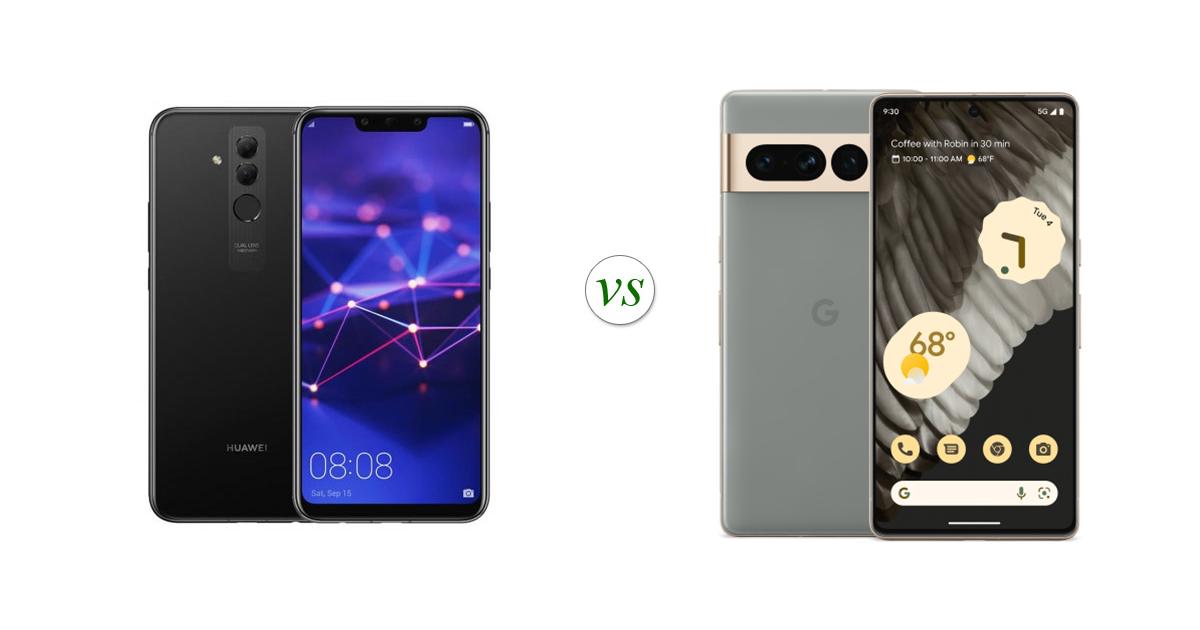 Huawei Mate 20 Lite vs Google Pixel 7 Pro: Side by Side Specs Comparison