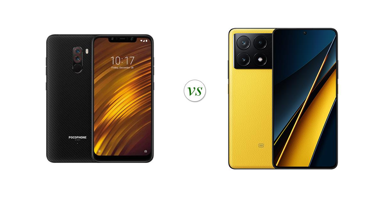 Pocophone F1 (Armoured Edition) vs POCO X6 Pro 5G: Side by Side Specs ...