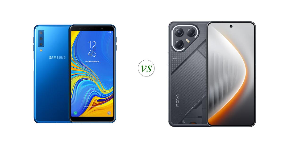Samsung Galaxy A7 (2018) vs TECNO POVA 7 Ultra 5G: Side by Side Specs ...
