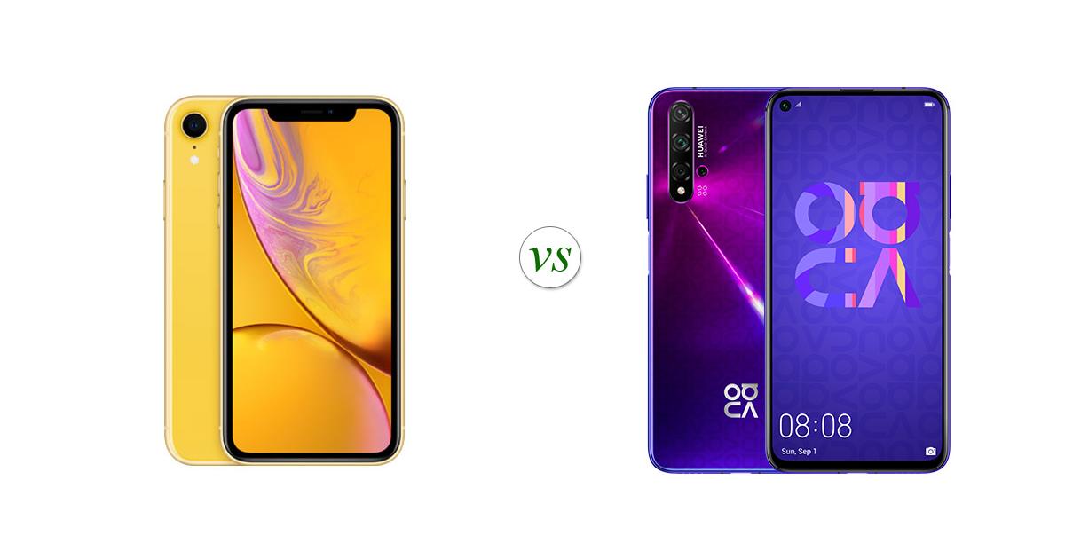 Apple iPhone XR vs Huawei Nova 5T: Side by Side Specs Comparison
