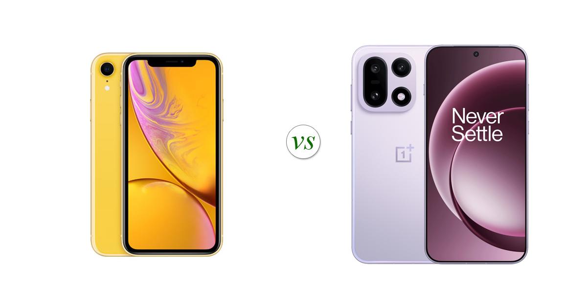 Apple iPhone XR vs OnePlus 15: Side by Side Specs Comparison